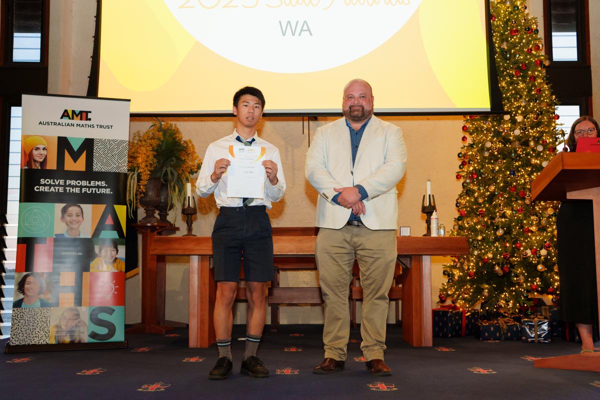 2023 AMC State Awards WA - Australian Maths Trust